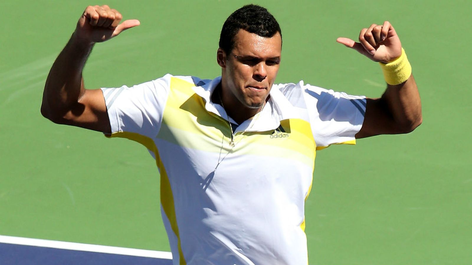 ATP Sony Open Tennis: Tsonga toiled to a straight-sets victory in Miami ...
