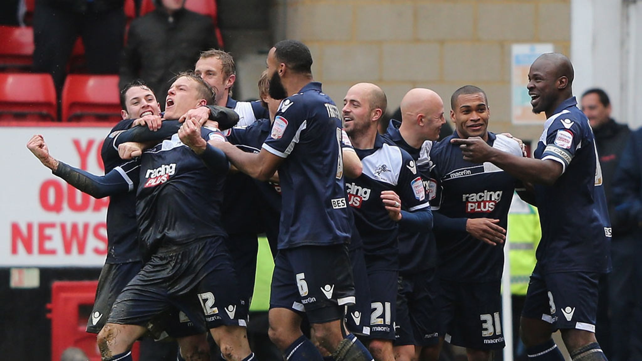 Millwall ran out comfortable 2-0 victors over Charlton in the ...
