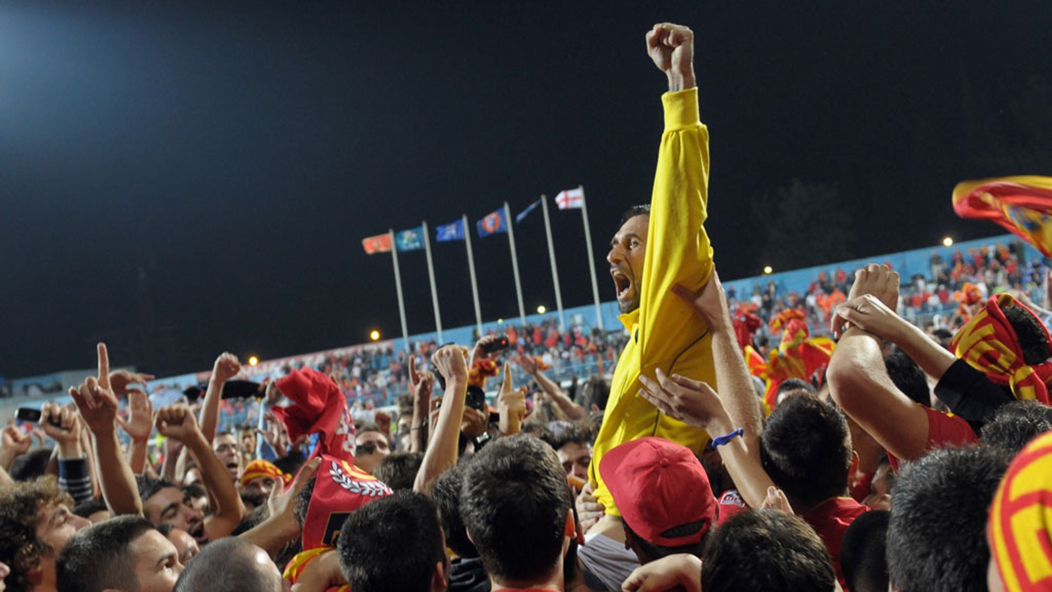 Montenegro FA calls for calm in crowd ahead of England's visit to ...