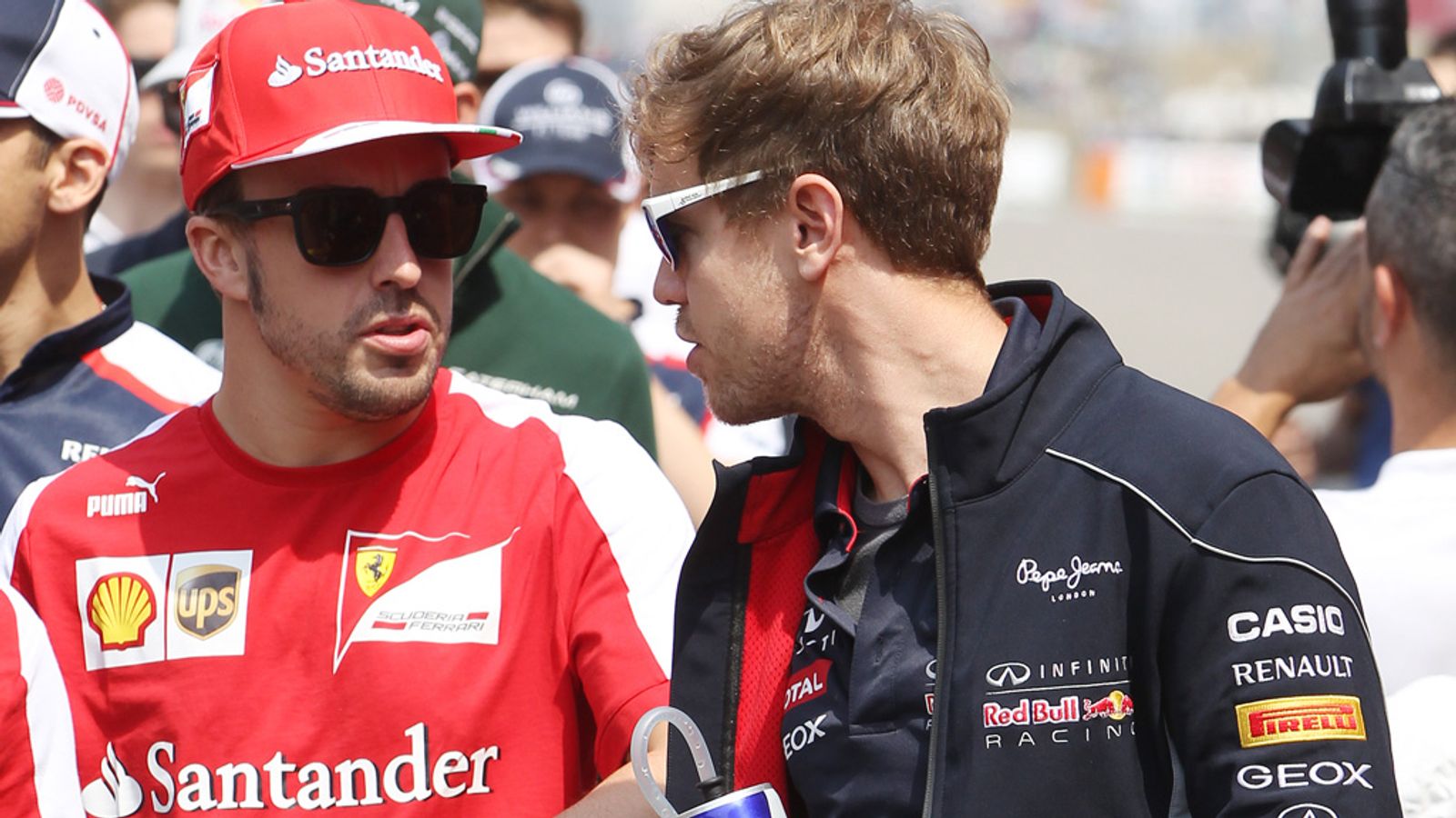 Sebastian Vettel & Fernando Alonso feel they're well placed on grid for ...