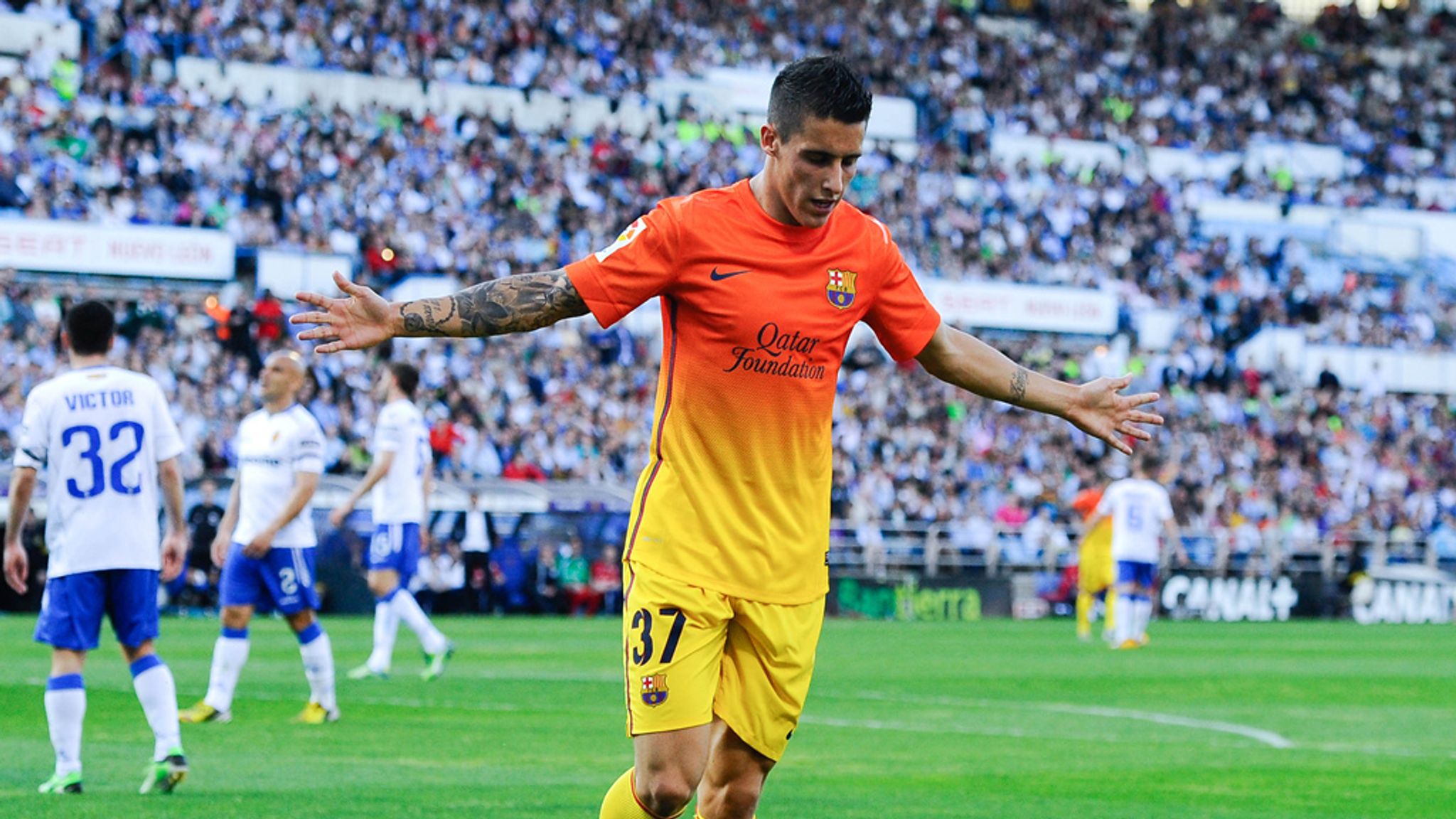 La Liga: Barcelona forward Cristian Tello agrees new Barcelona deal ...