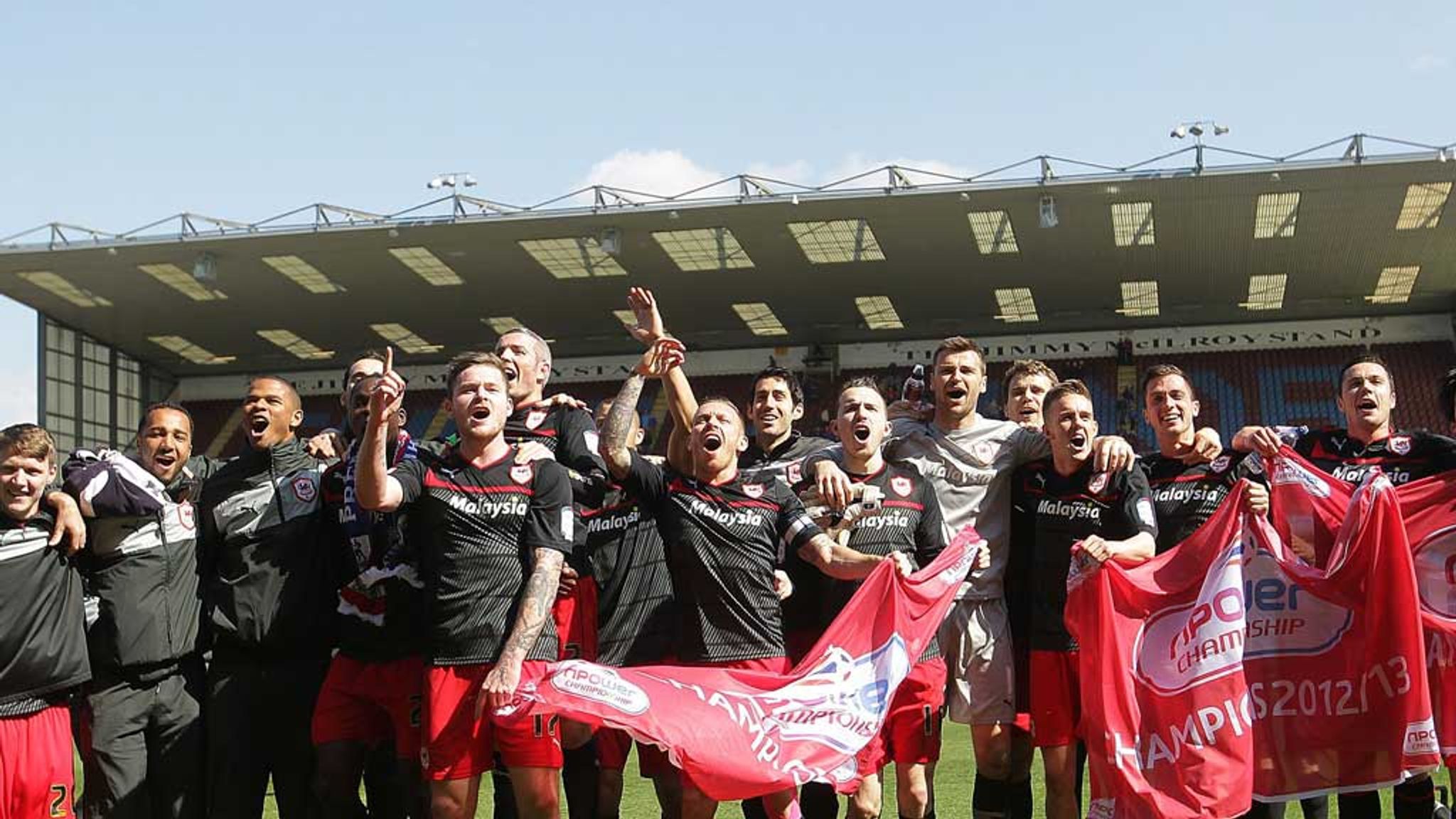 Cardiff draw 1-1 at Burnley to confirm Bluebirds as Championship ...