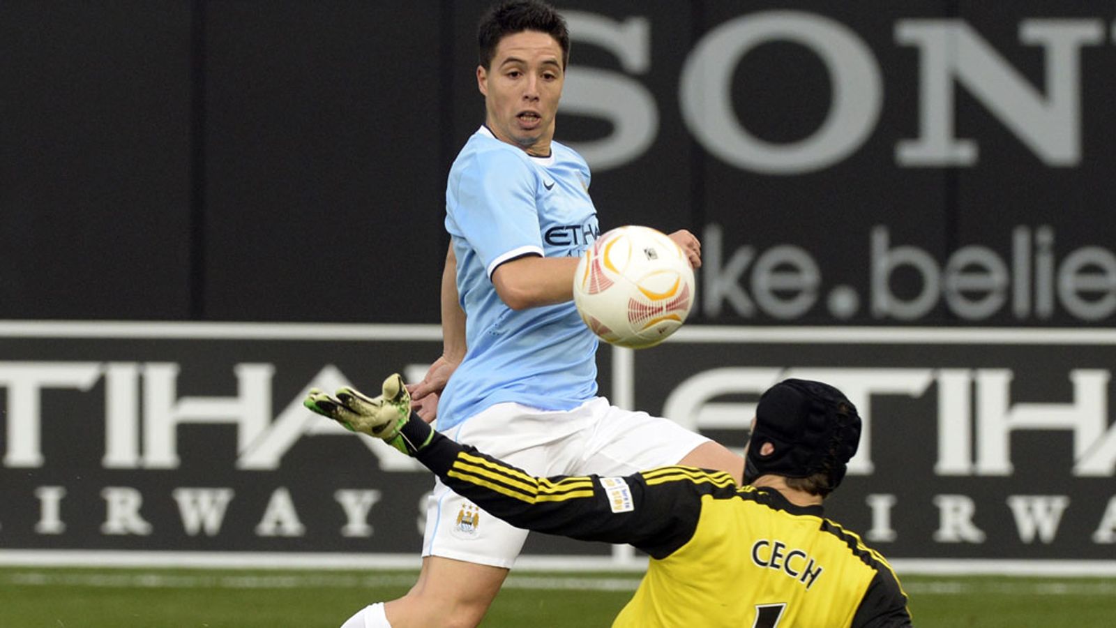 Samir Nasri nets brace as Manchester City beat Chelsea in New York ...
