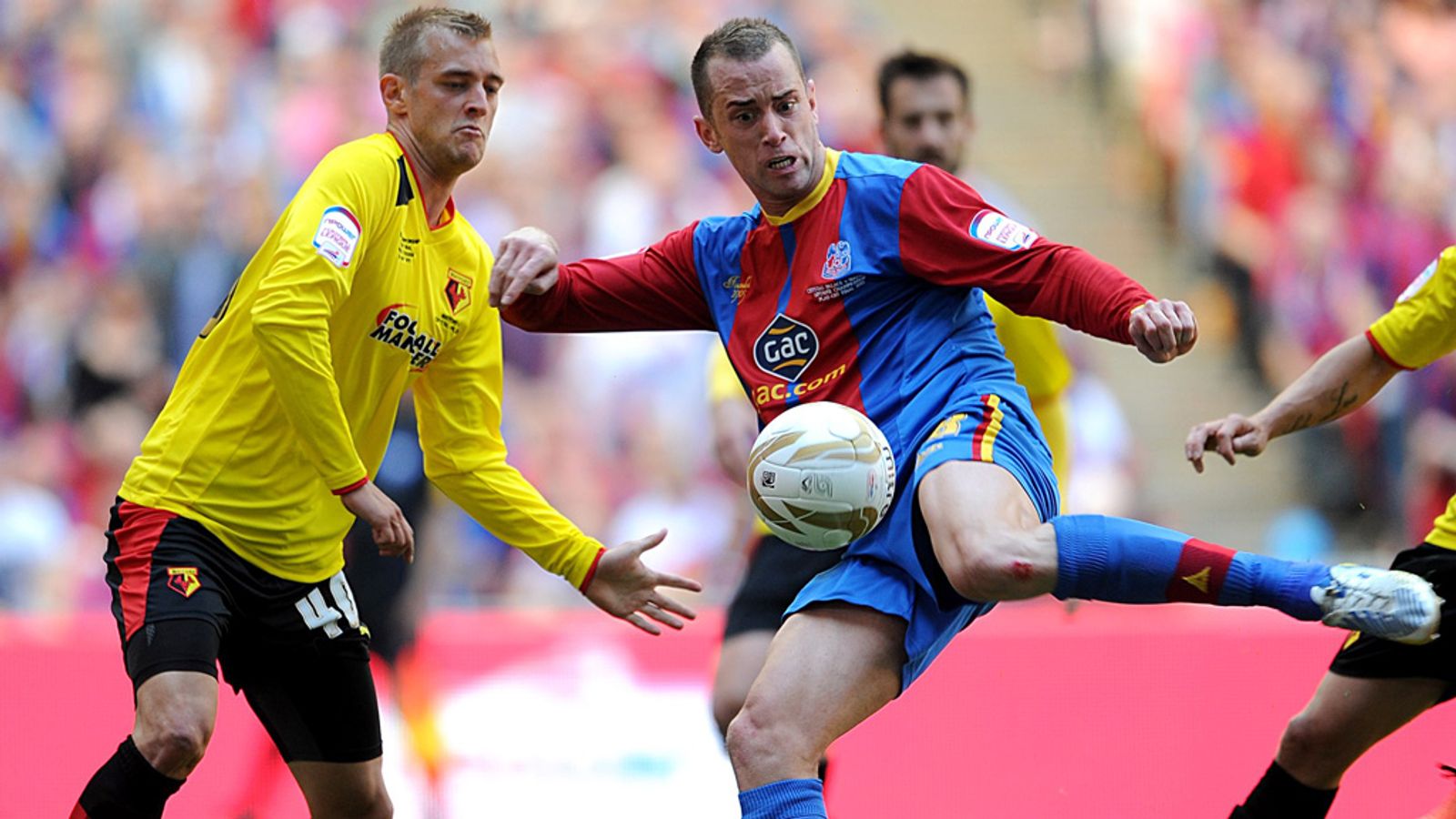 Understudy Aaron Wilbraham salutes injured Glenn Murray after Palace ...