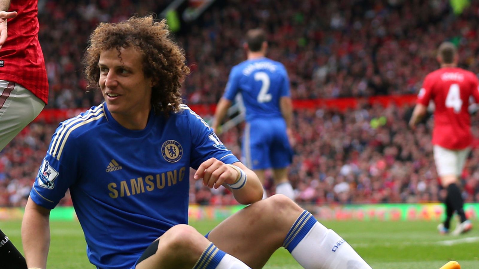 Chelsea's David Luiz explains laughing at Rafael dismissal | Football ...