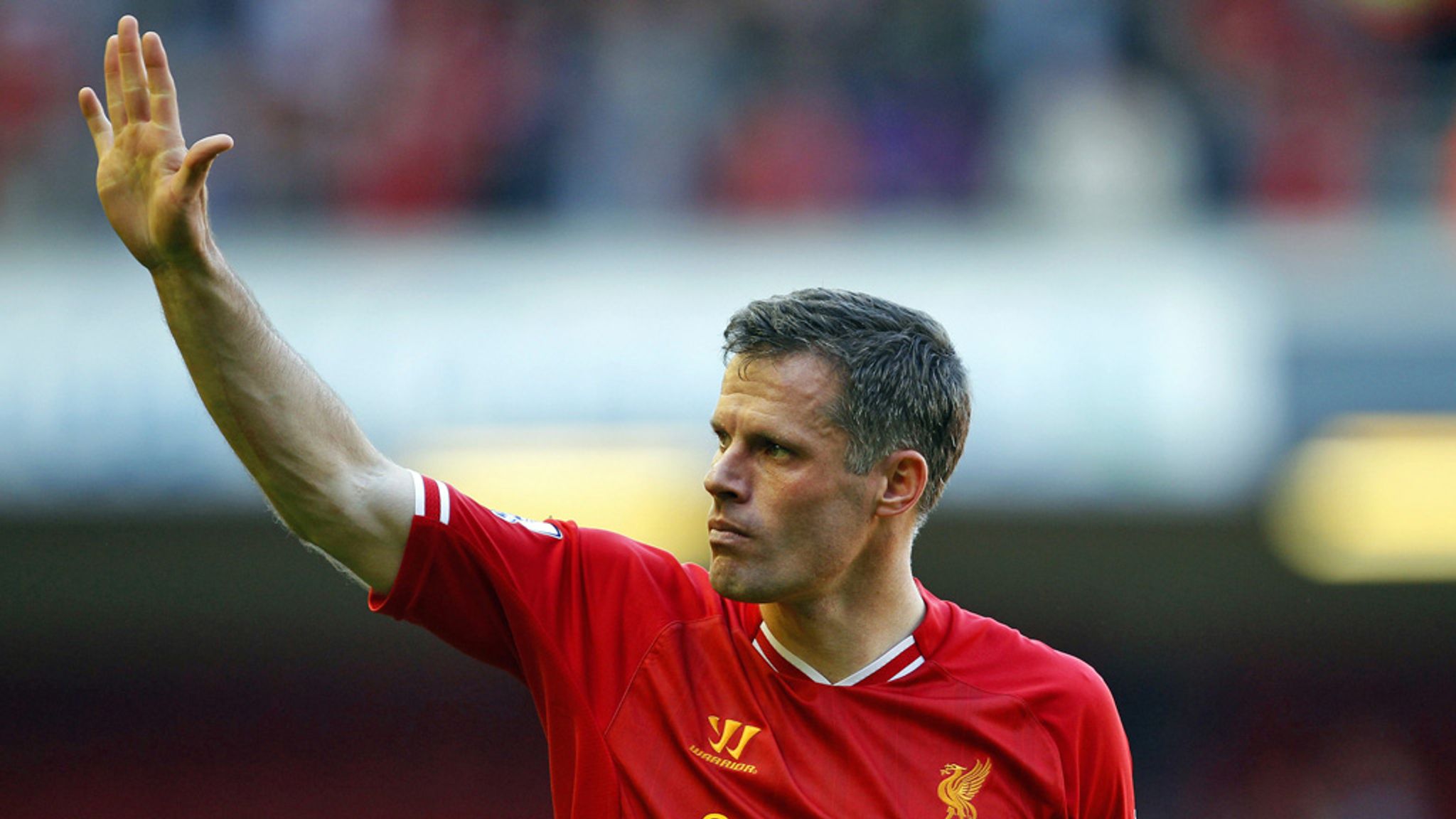 Jamie Carragher admitted it was an emotional occasion for him in his ...