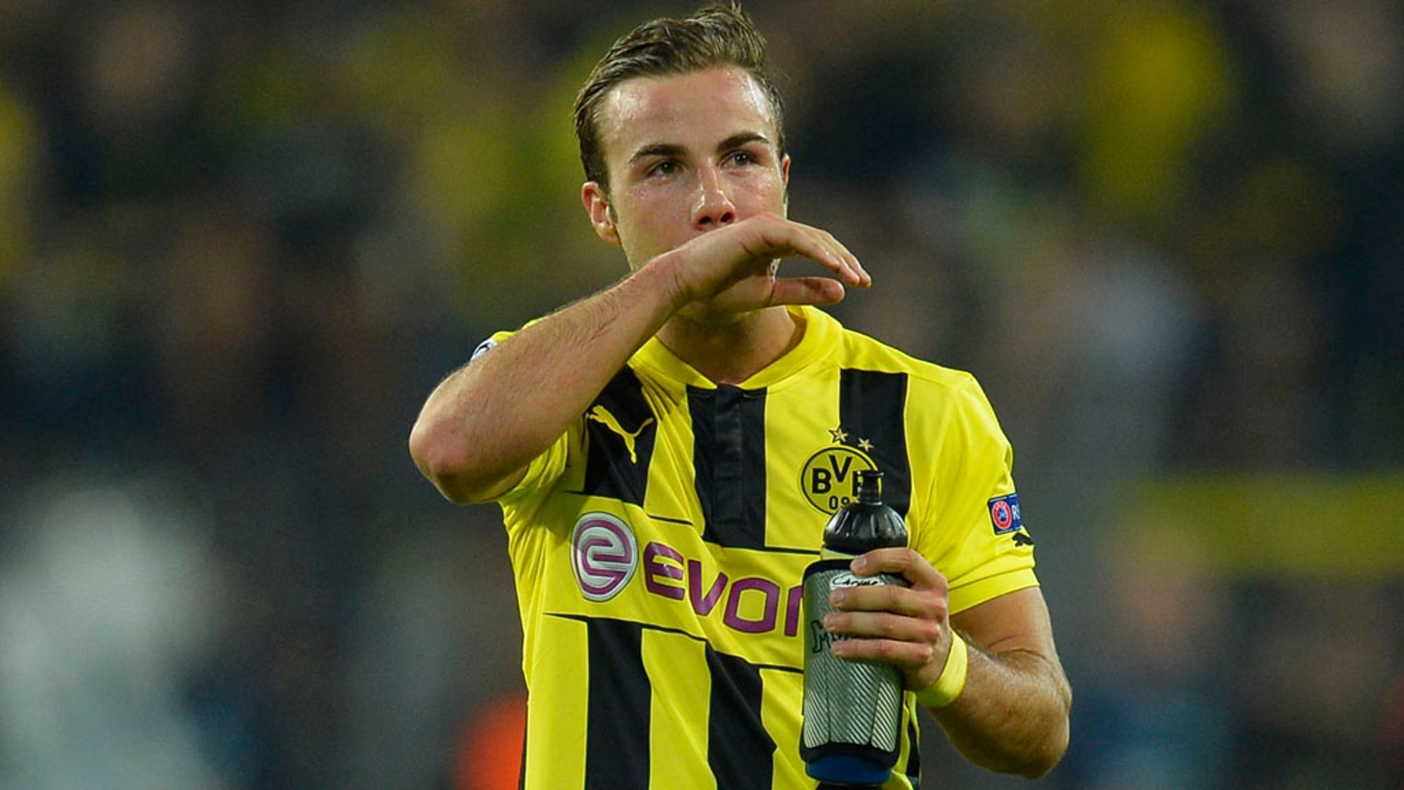Champions League: Borussia Dortmund's Mario Gotze misses final ...