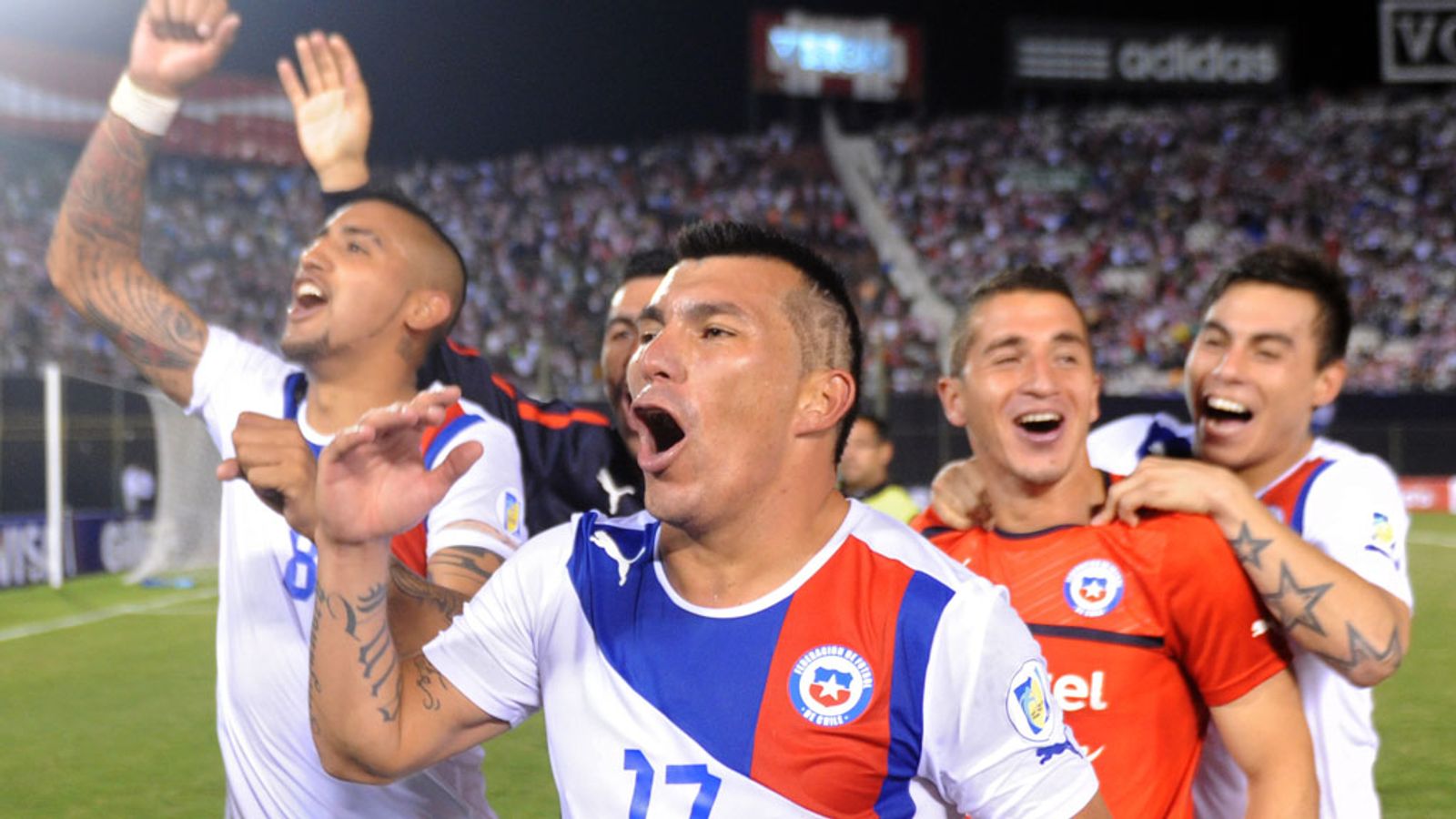 Chile edge towards 2014 World Cup after beating Paraguay 2-1 | Football ...