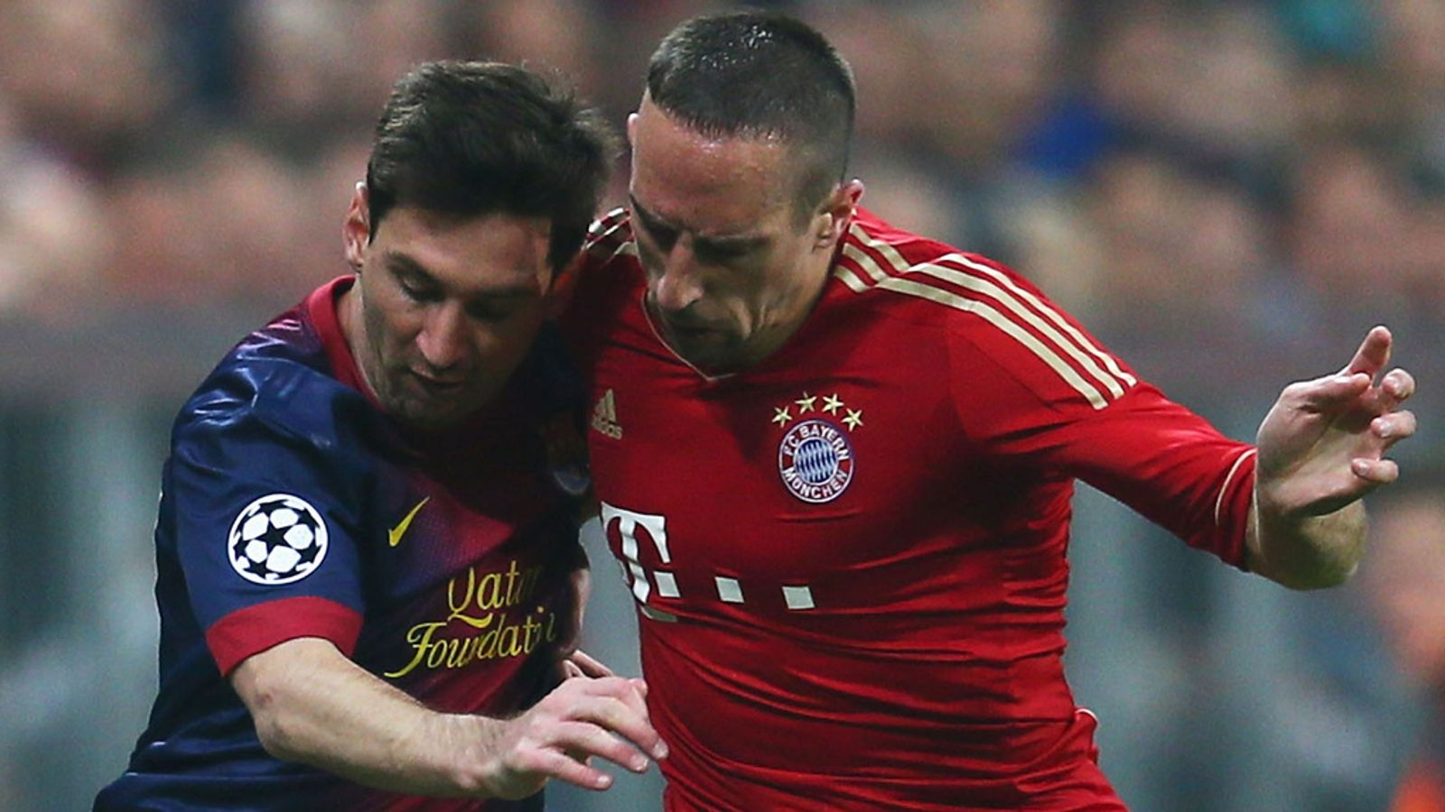 Messi and Ronaldo joined by Ribery in top three of new list of Europe's ...