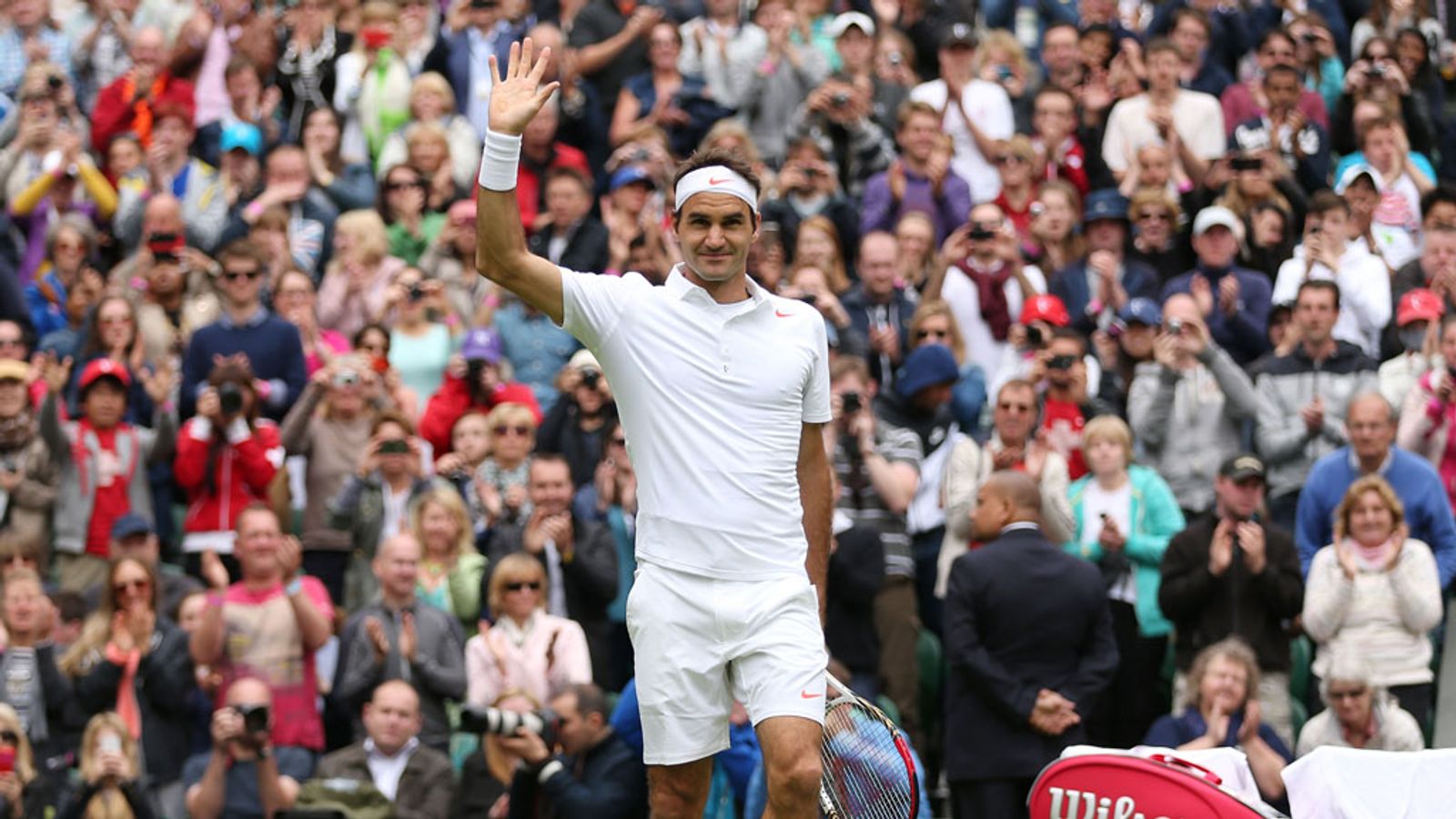 Wimbledon: Roger Federer needed just over an hour to win his opener ...