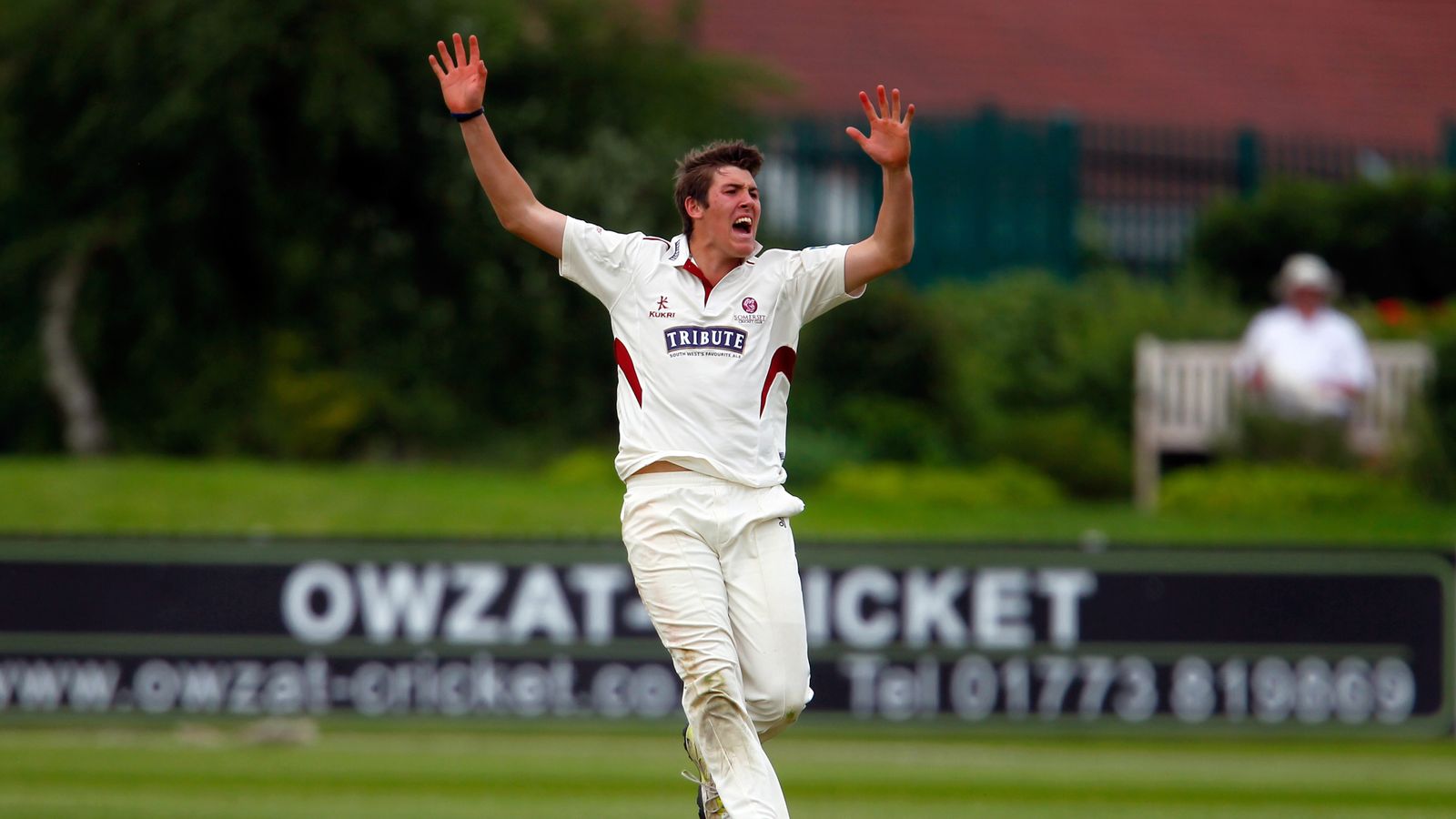 ECB reprimand for rising Somerset star Jamie Overton | Cricket News ...