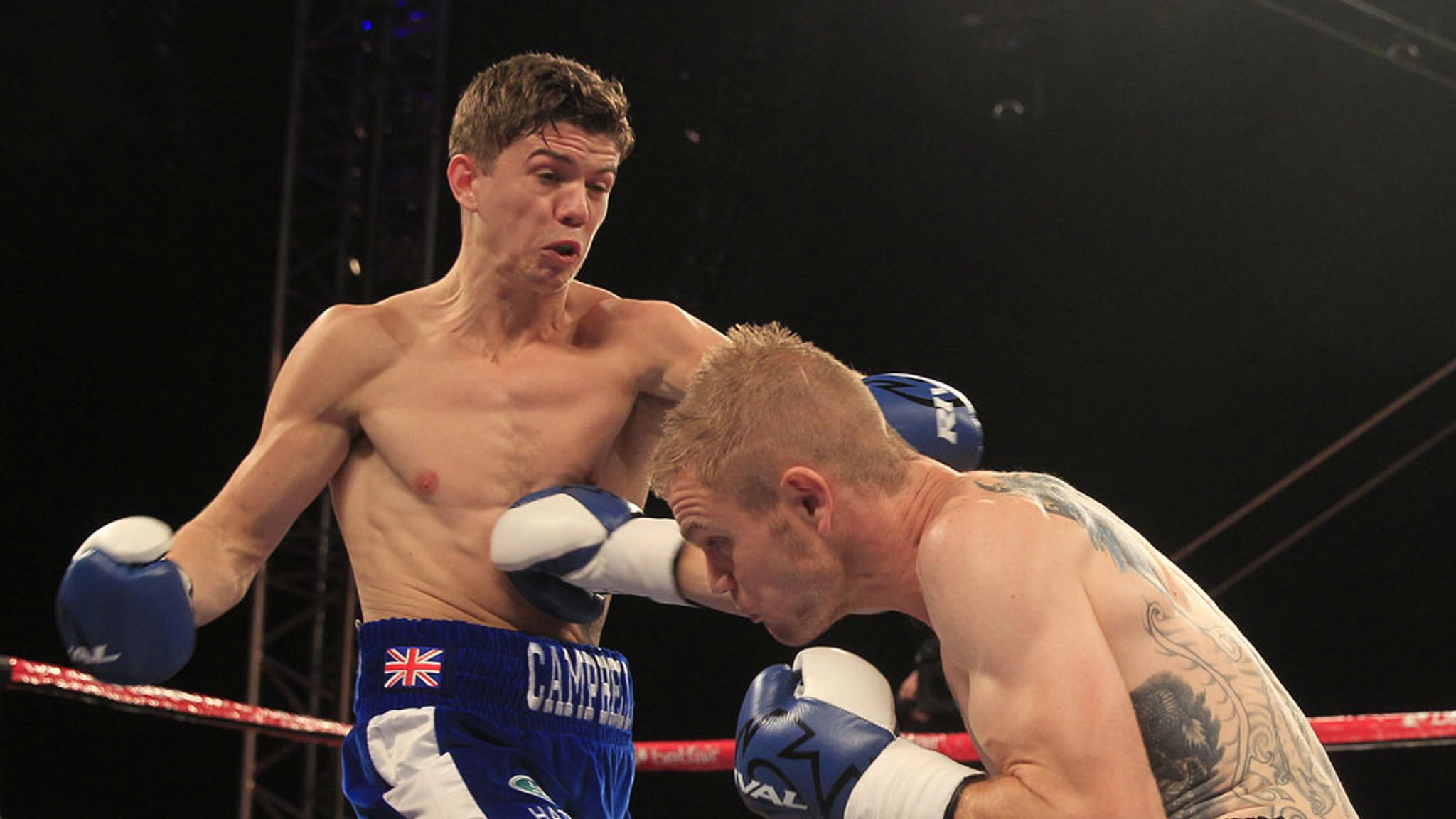 Olympic champion Luke Campbell began his professional career in style ...