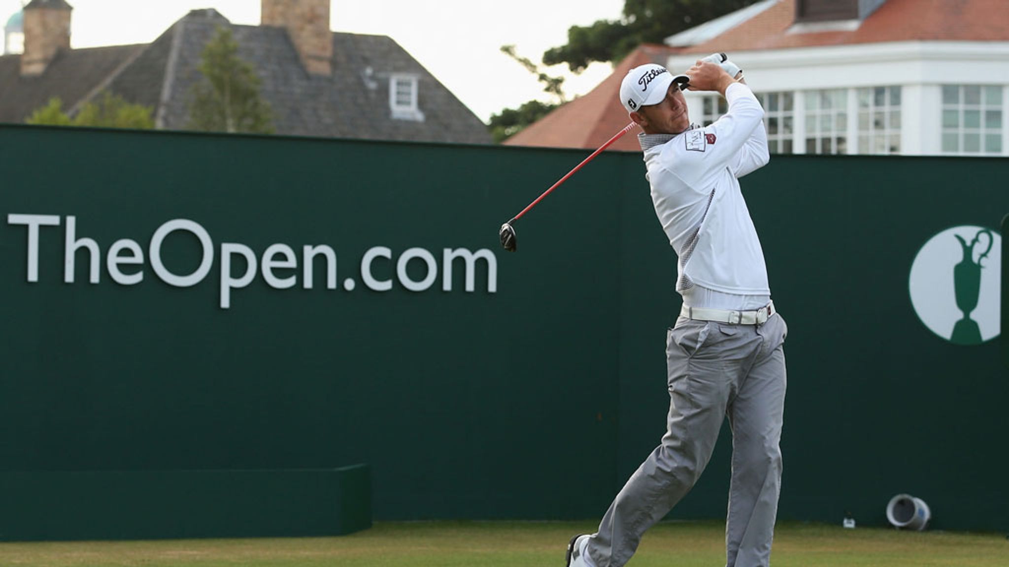 The Open: Lloyd Saltman happy to break 80 after hitting first two ...
