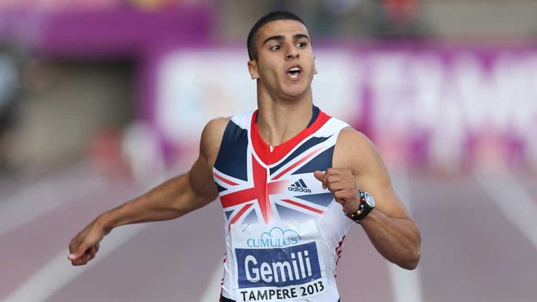 Adam Gemili wins gold in 100 metres at the European U23 Championships ...