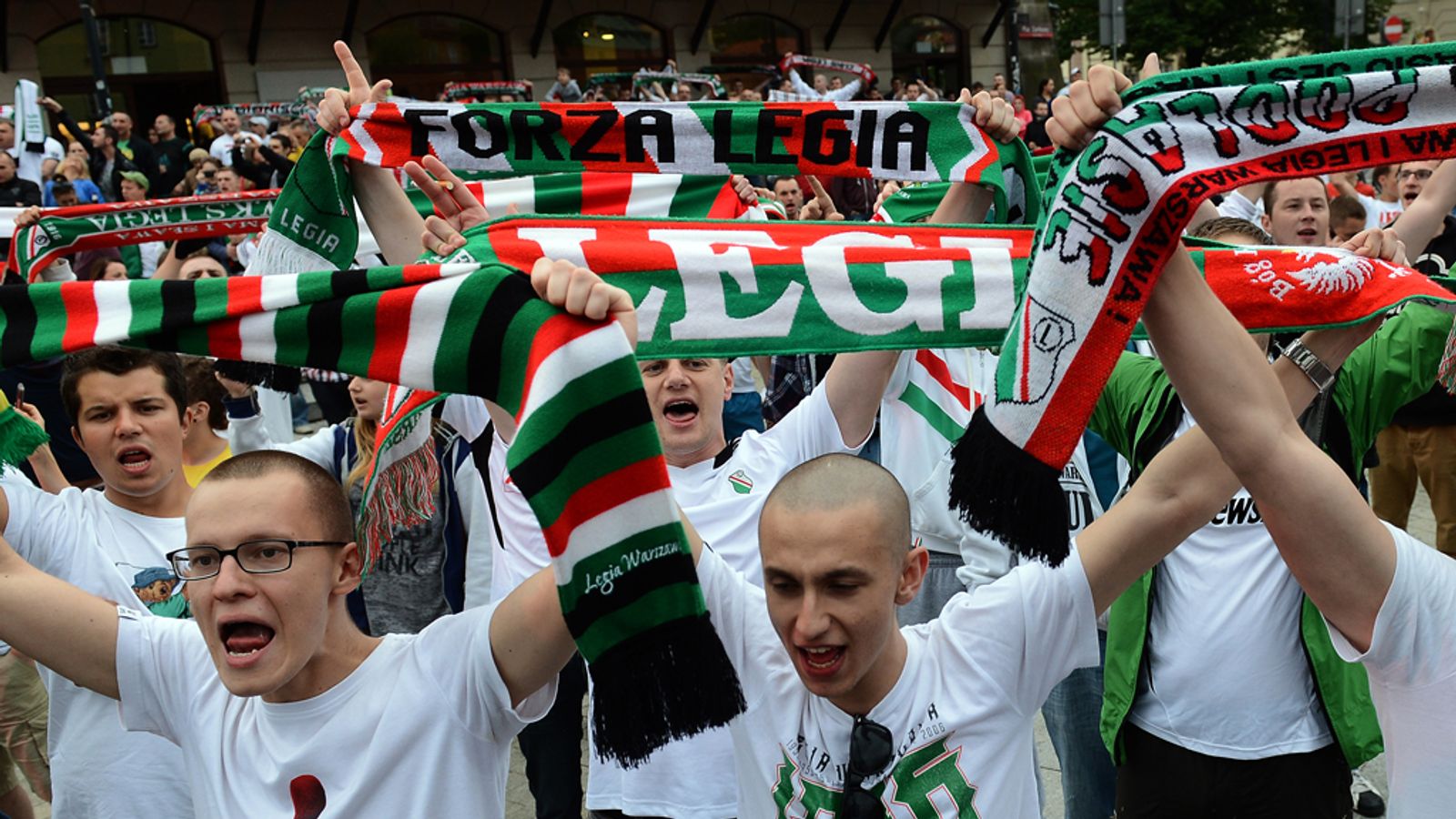 UEFA fine Legia Warsaw 30,000 euros (£25,700) because of racist ...
