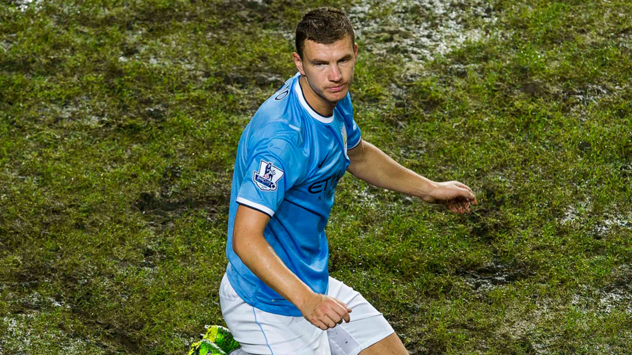Premier League: Manchester City striker Edin Dzeko in confident mood ...
