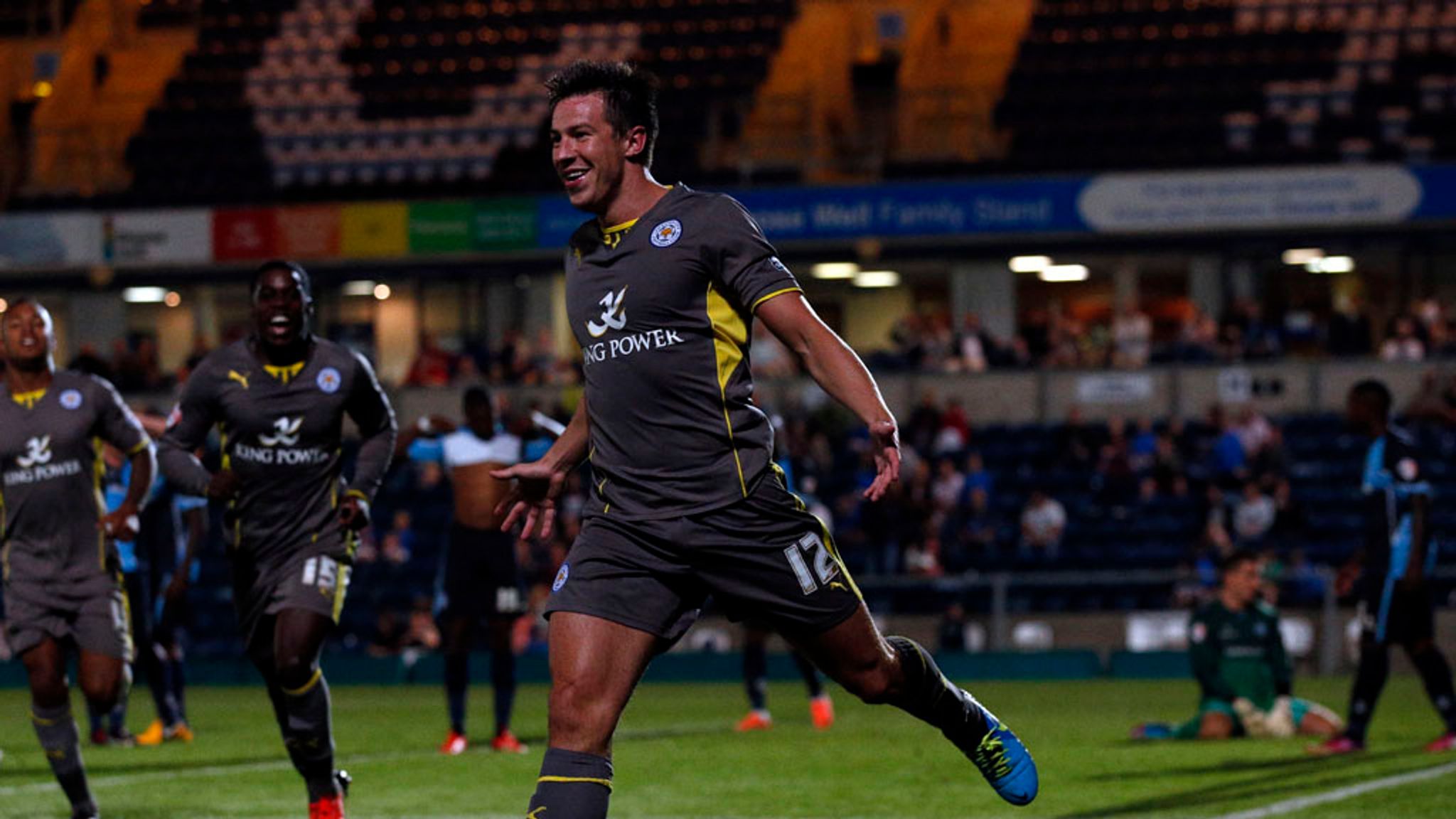 Capital One Cup: Leicester battle past Wycombe with last-gasp 2-1 win ...