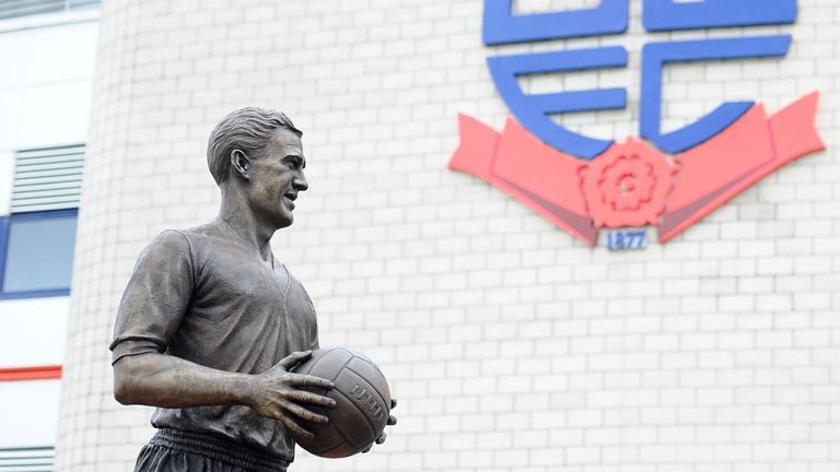 Championship: Bolton unveil statue of Nat Lofthouse ahead of QPR match ...