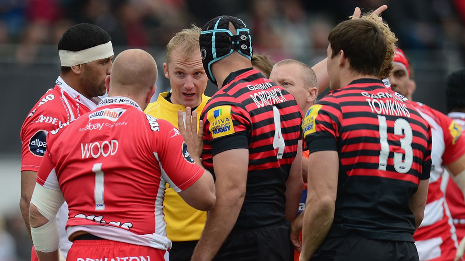 Aviva Premiership: Gloucester prop Nick Wood banned for eight weeks for ...