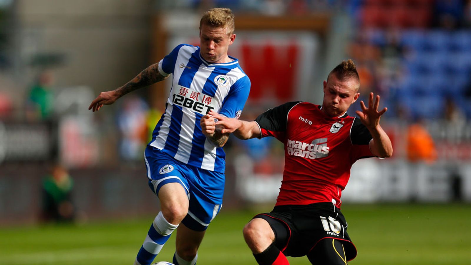 Rotherham's Kirk Broadfoot blasts Wigan midfielder James McClean ...