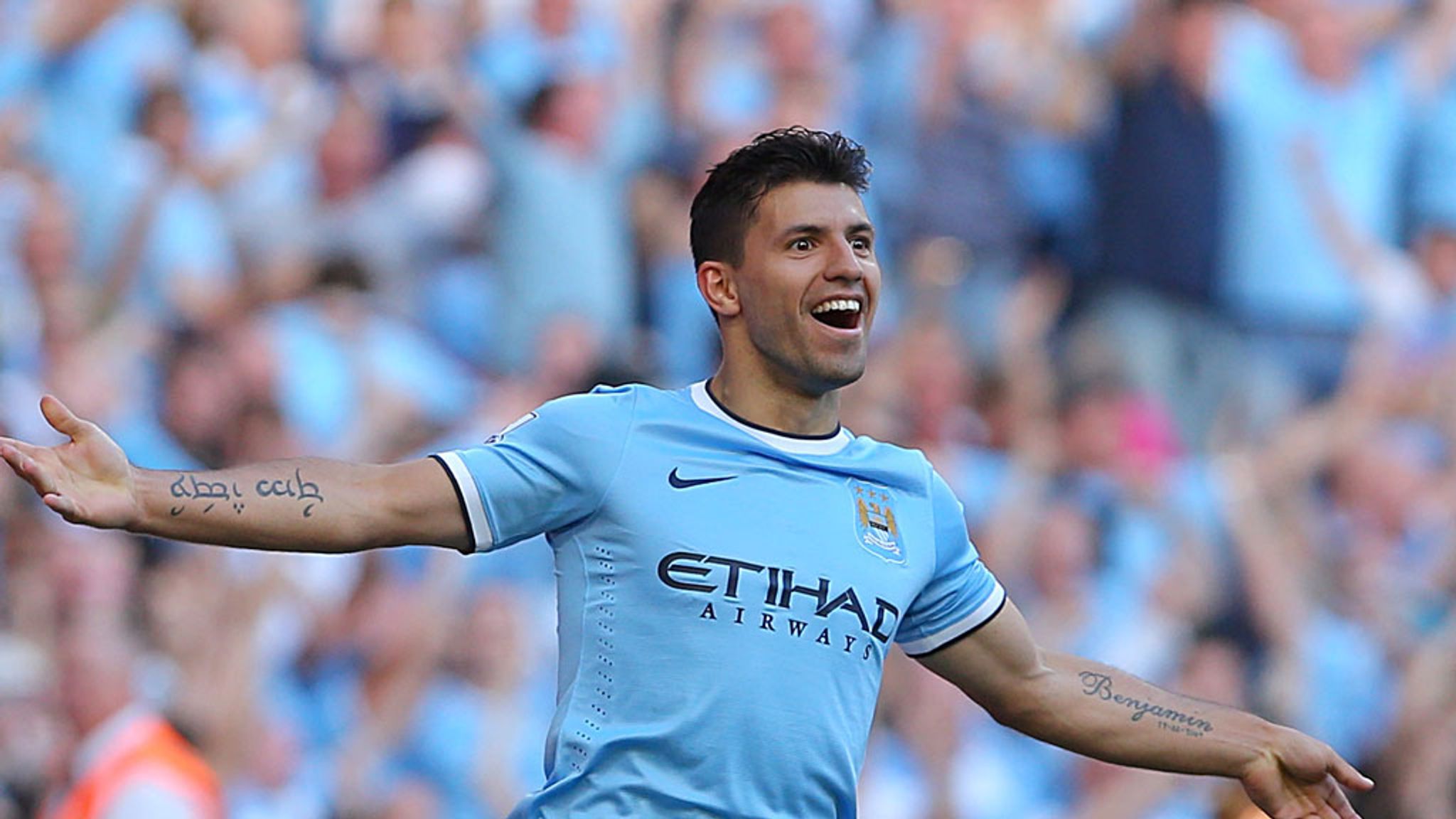 Manchester City's Sergio Aguero admits the thought of moving back to ...
