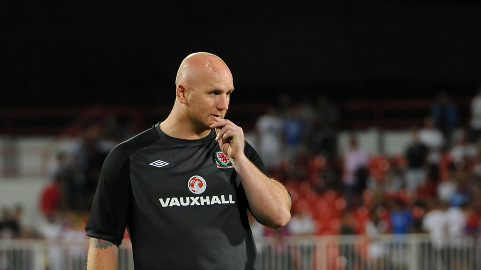 John Hartson stands down from his position as Wales assistant coach ...