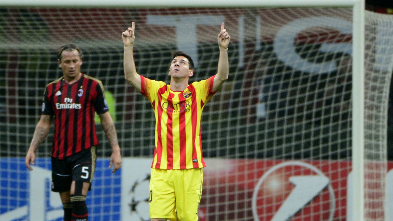 Champions League: Lionel Messi stars as Barcelona draw 1-1 with AC ...