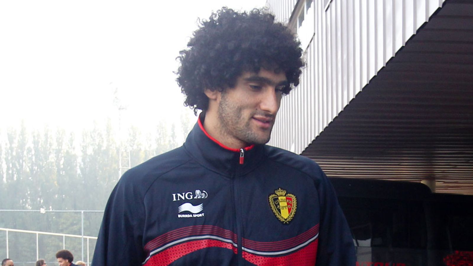 Manchester United's Marouane Fellaini is set to play for Belgium ...