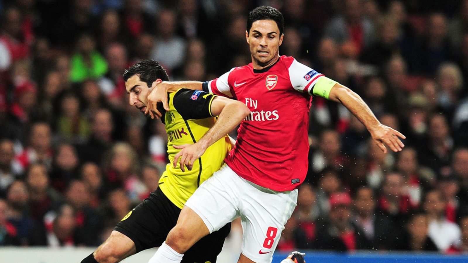 Arsenal midfielder Mikel Arteta ready to face Borussia Dortmund in the ...