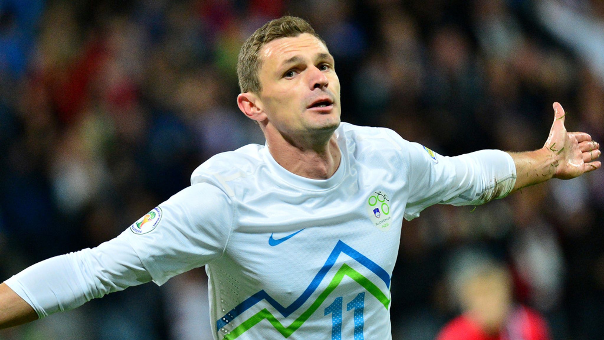 World Cup qualifiers: Milivoje Novakovic's hat-trick helps Slovenia ...