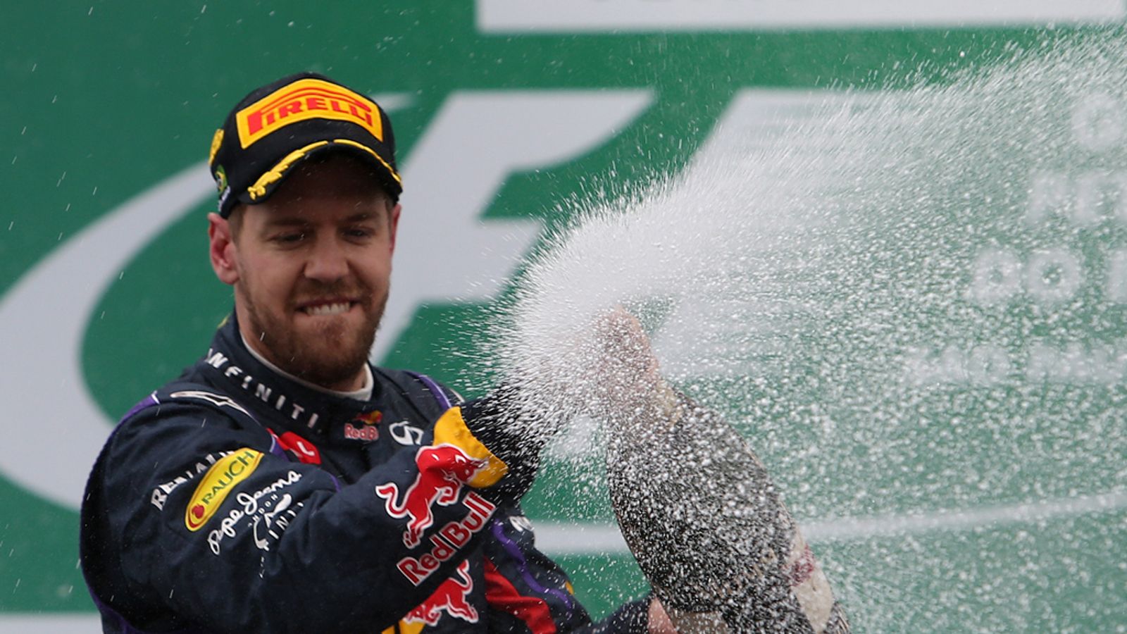 2013 Brazilian GP: Nine-in-a-row Sebastian Vettel leads retiring Webber ...