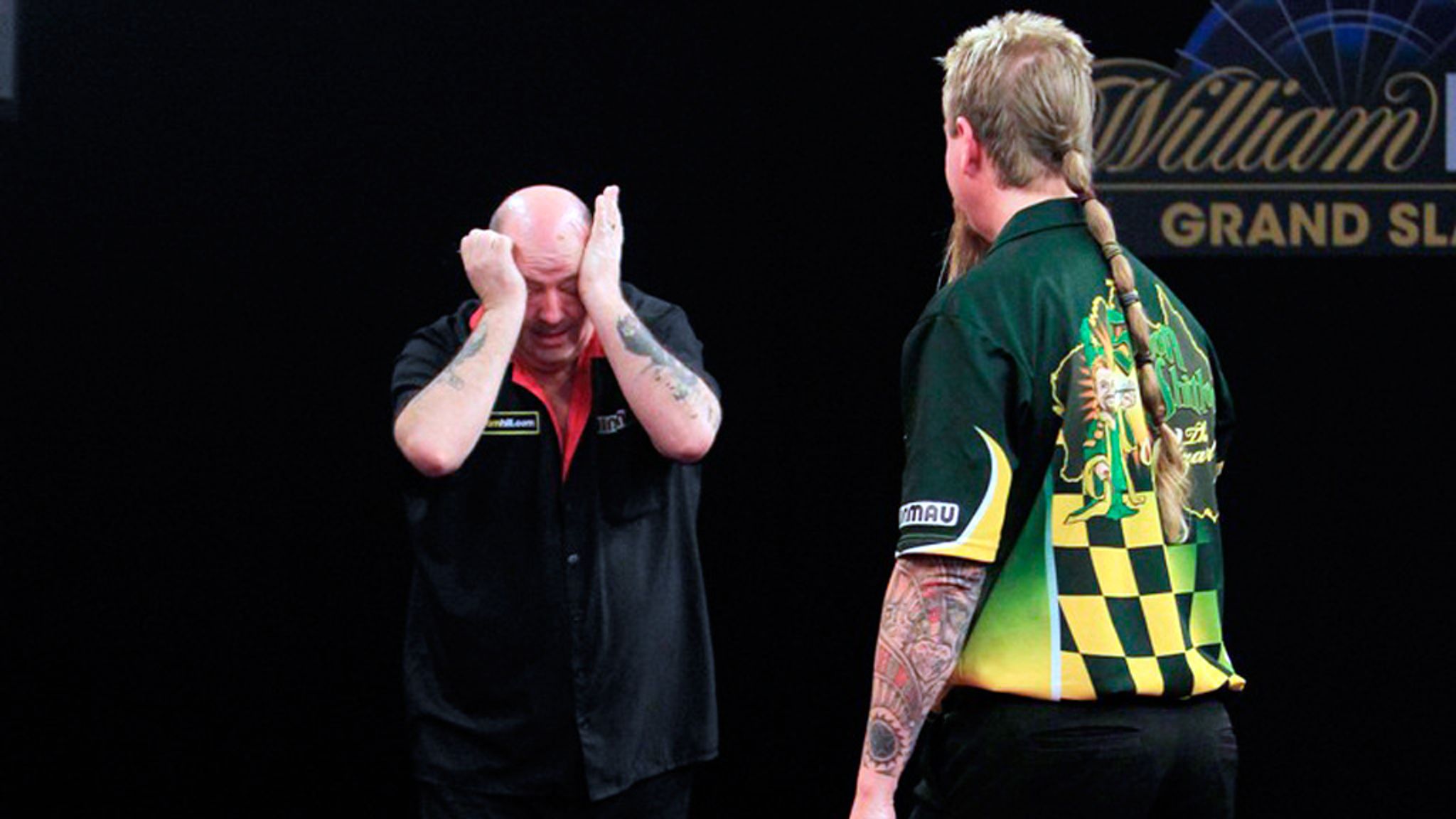 Grand Slam of Darts: Ted Hankey rallies from 6-1 down to stun Simon ...