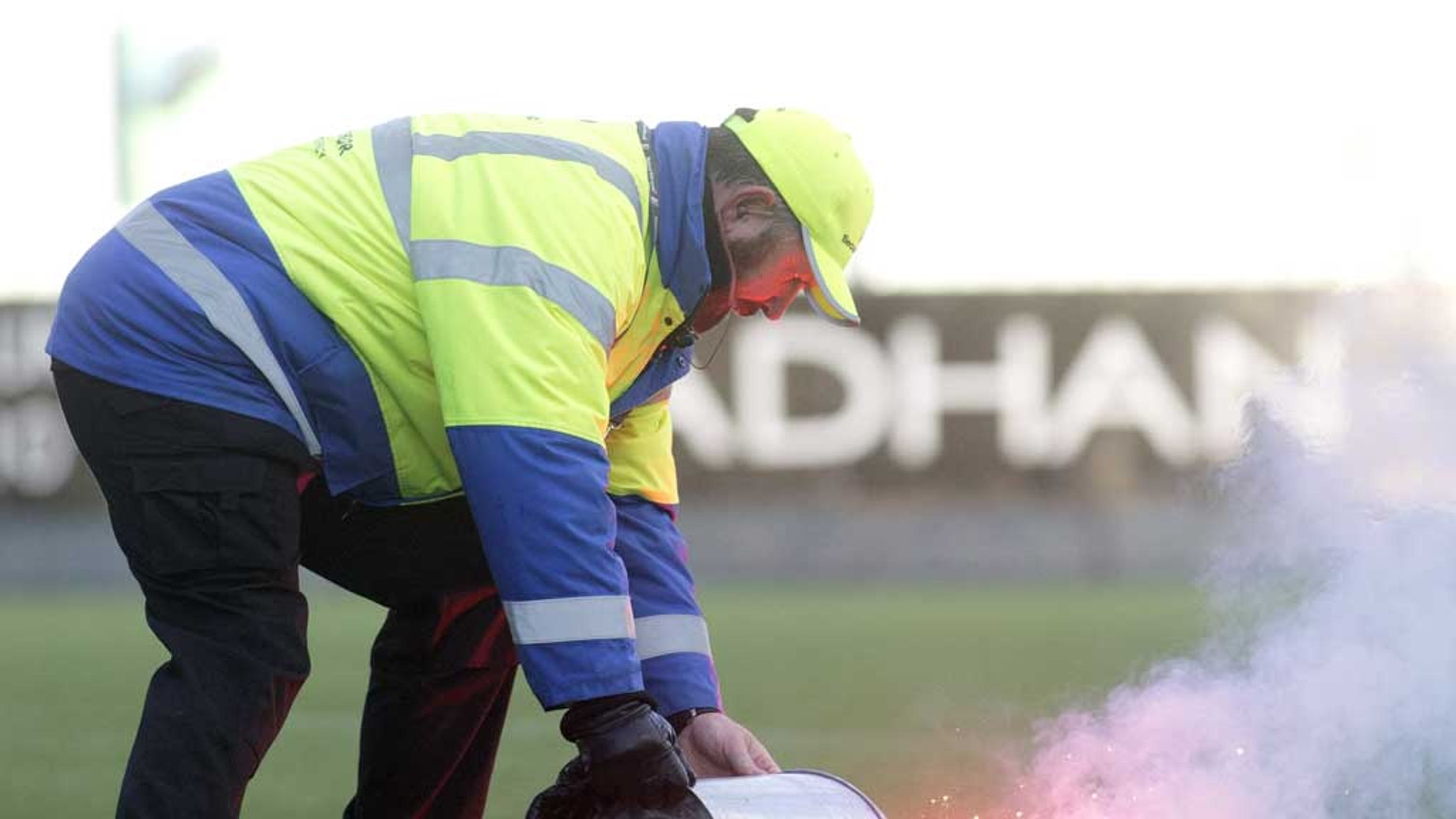 Rangers ban teenage female fan after flare-throwing incident at Falkirk ...