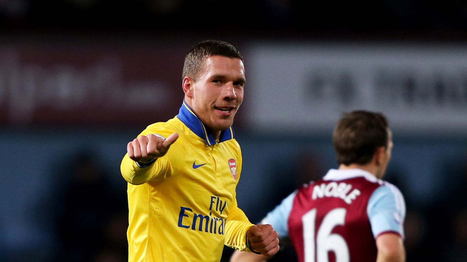 Premier League: Arsenal's Lukas Podolski ready to fight for title after ...
