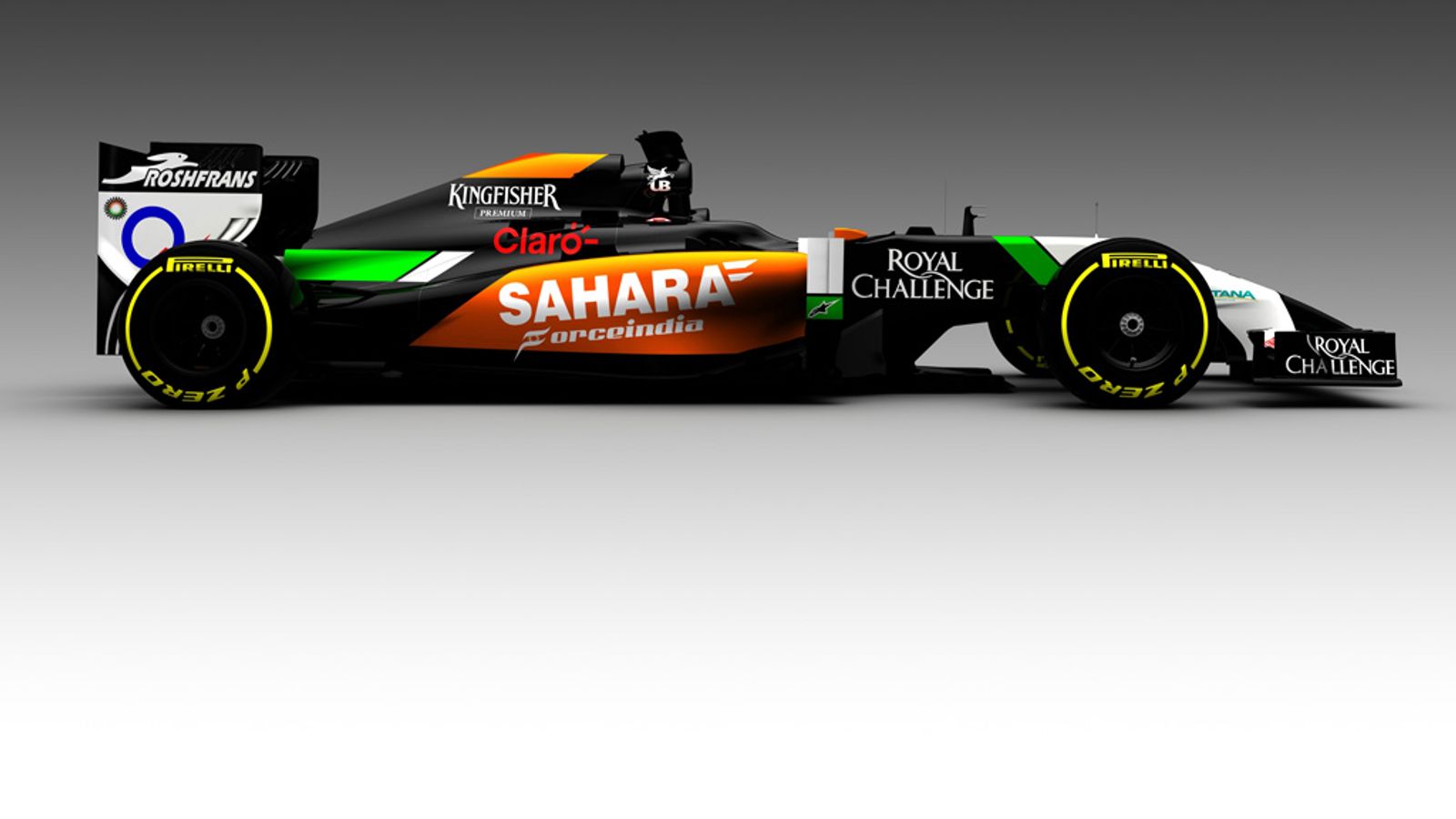 The new look of 2014: Force India become the first F1 team to reveal ...