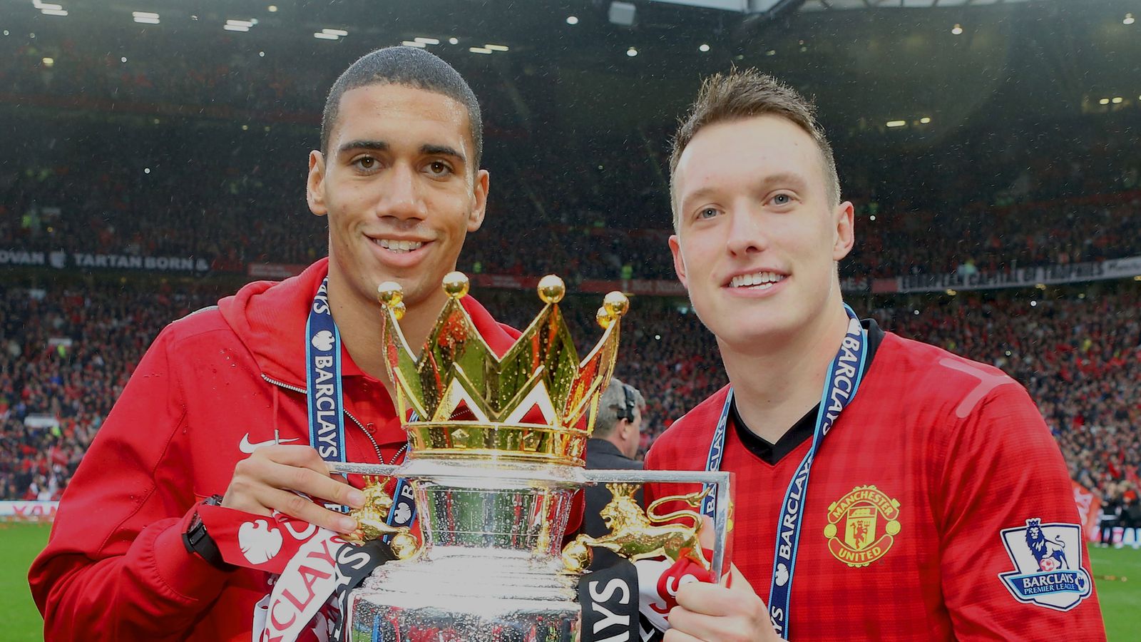 Manchester Utd boss David Moyes backs Chris Smalling and Phil Jones ...