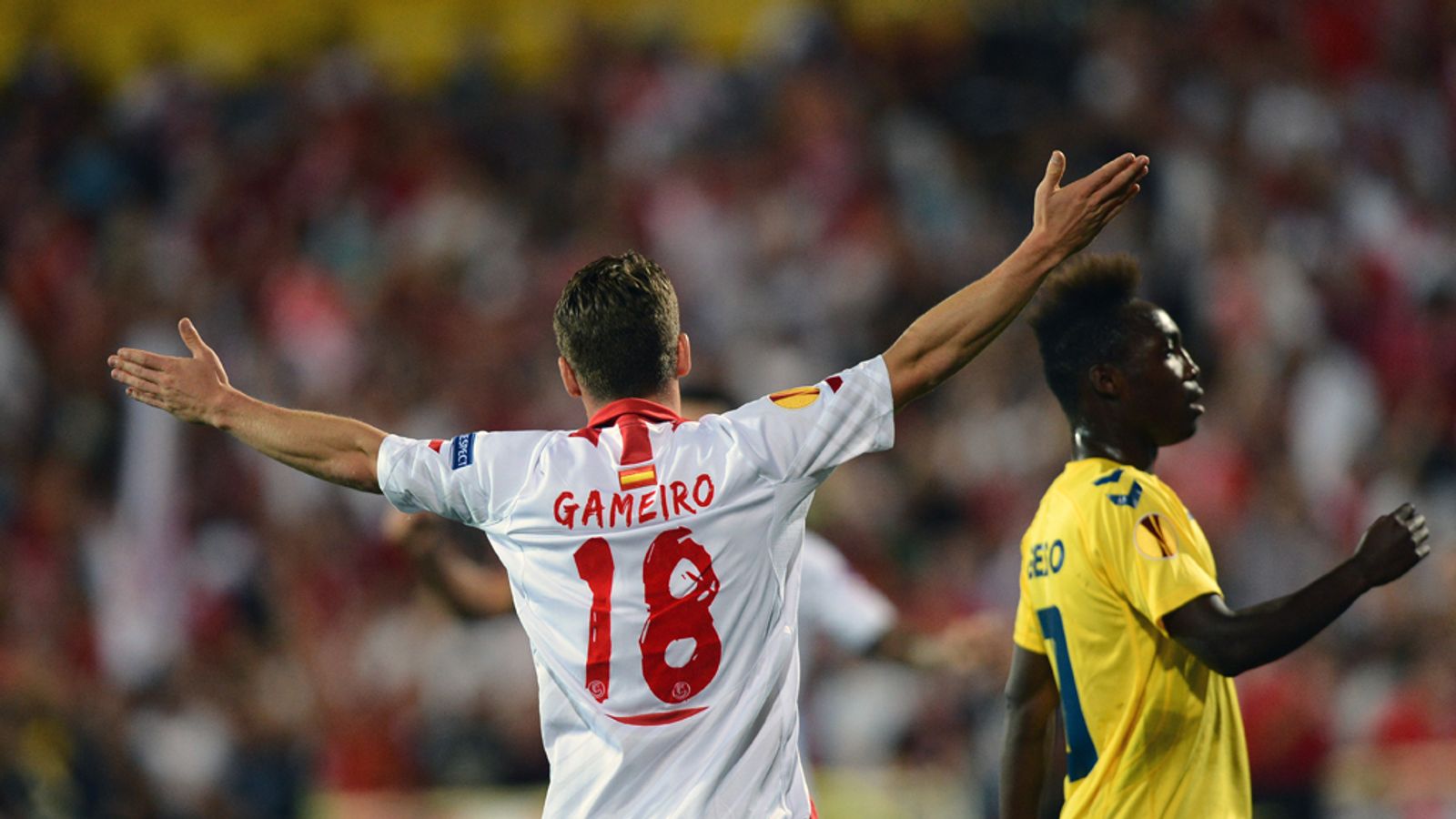Gameiro the star for Sevilla | Football News | Sky Sports