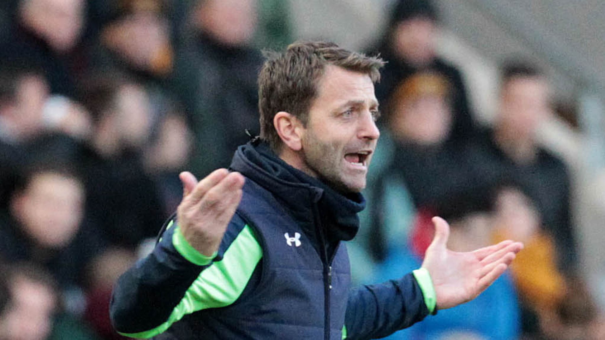 Premier League: Tim Sherwood expecting tough battle at Norwich ...