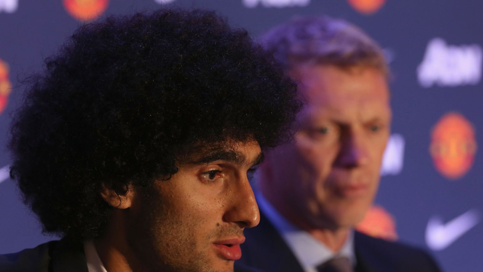 Premier League: Manchester United's Marouane Fellaini sad for David ...