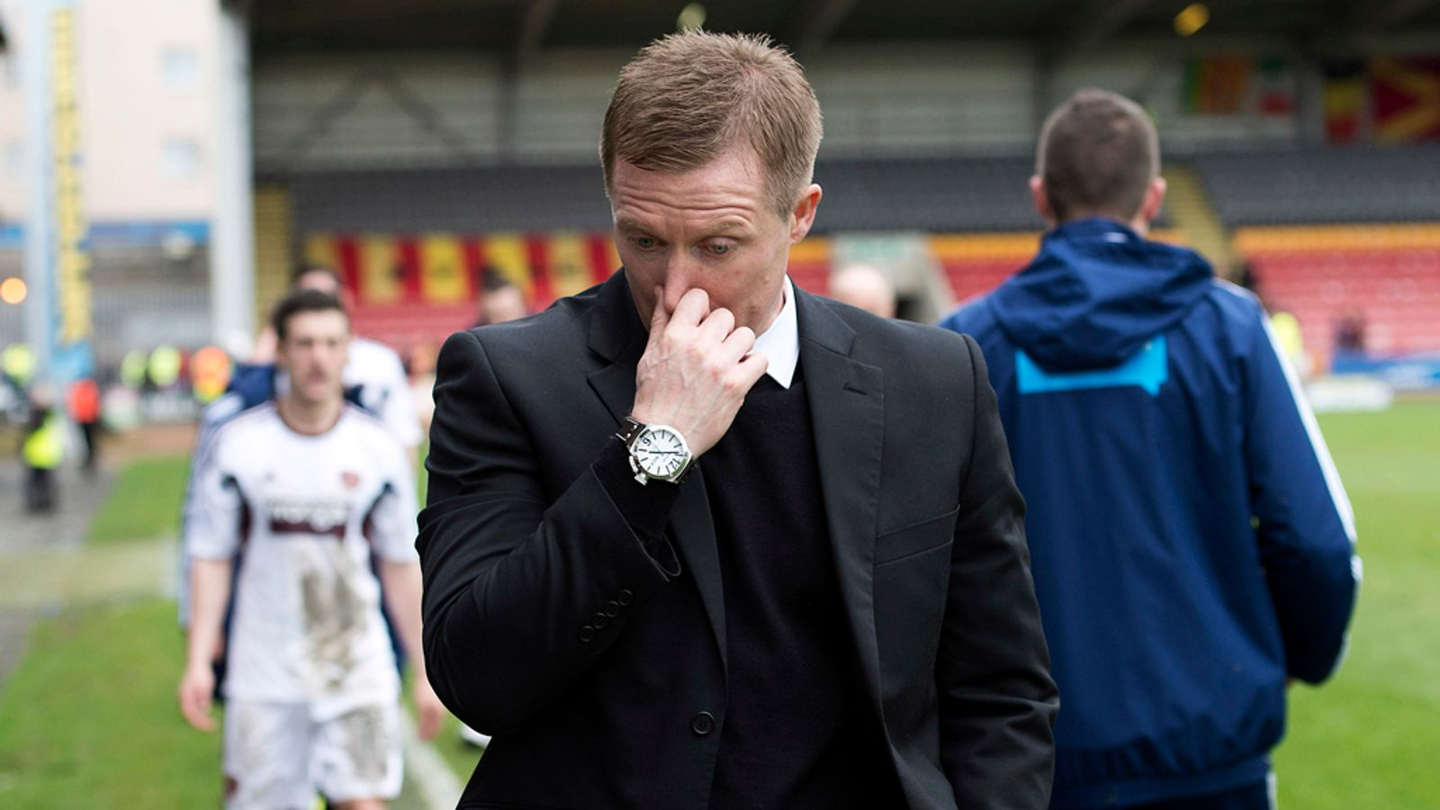 Scottish football: Hearts boss Gary Locke praises players despite their ...