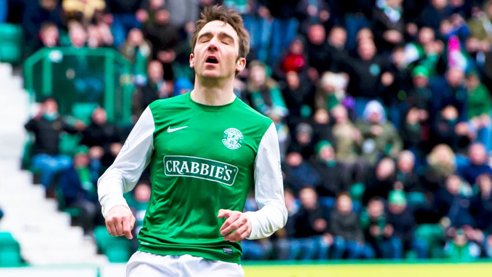 Hibernian striker Paul Heffernan out for the rest of the season due to ...