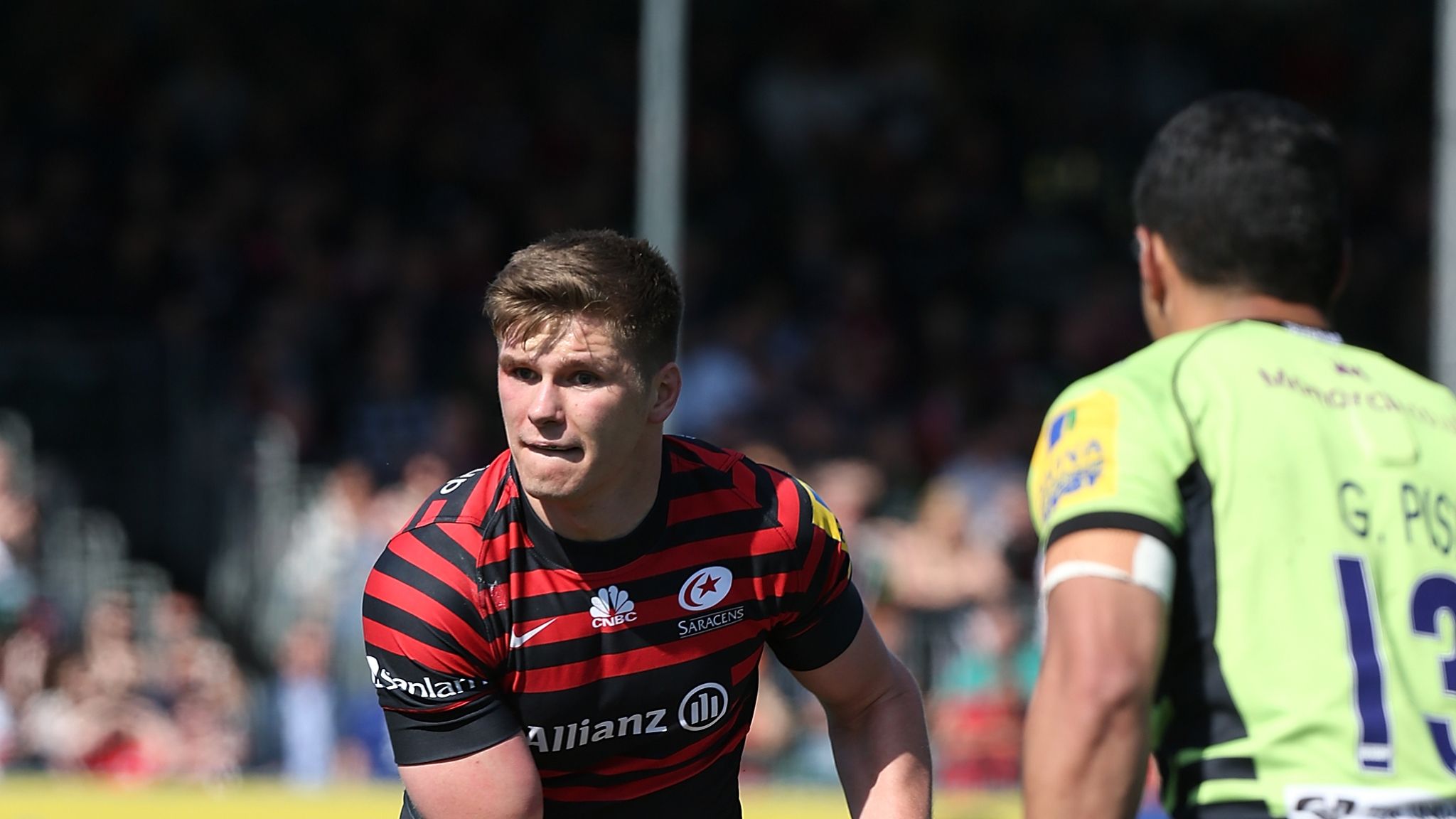 Aviva Premiership: Saracens' Owen Farrell must wait to find out extent ...