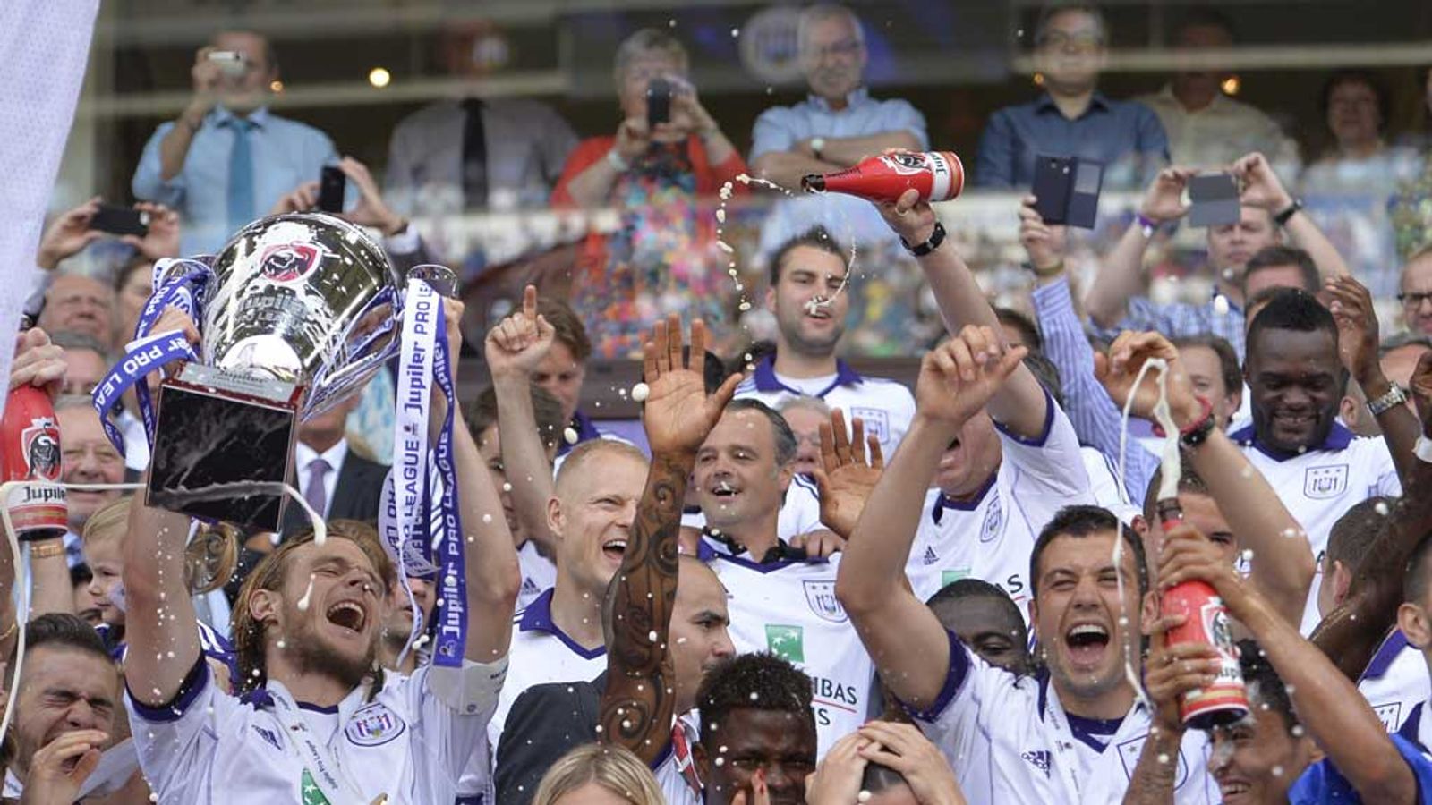 Anderlecht beat Lokeren to win Belgian title as Standard Liege finish ...