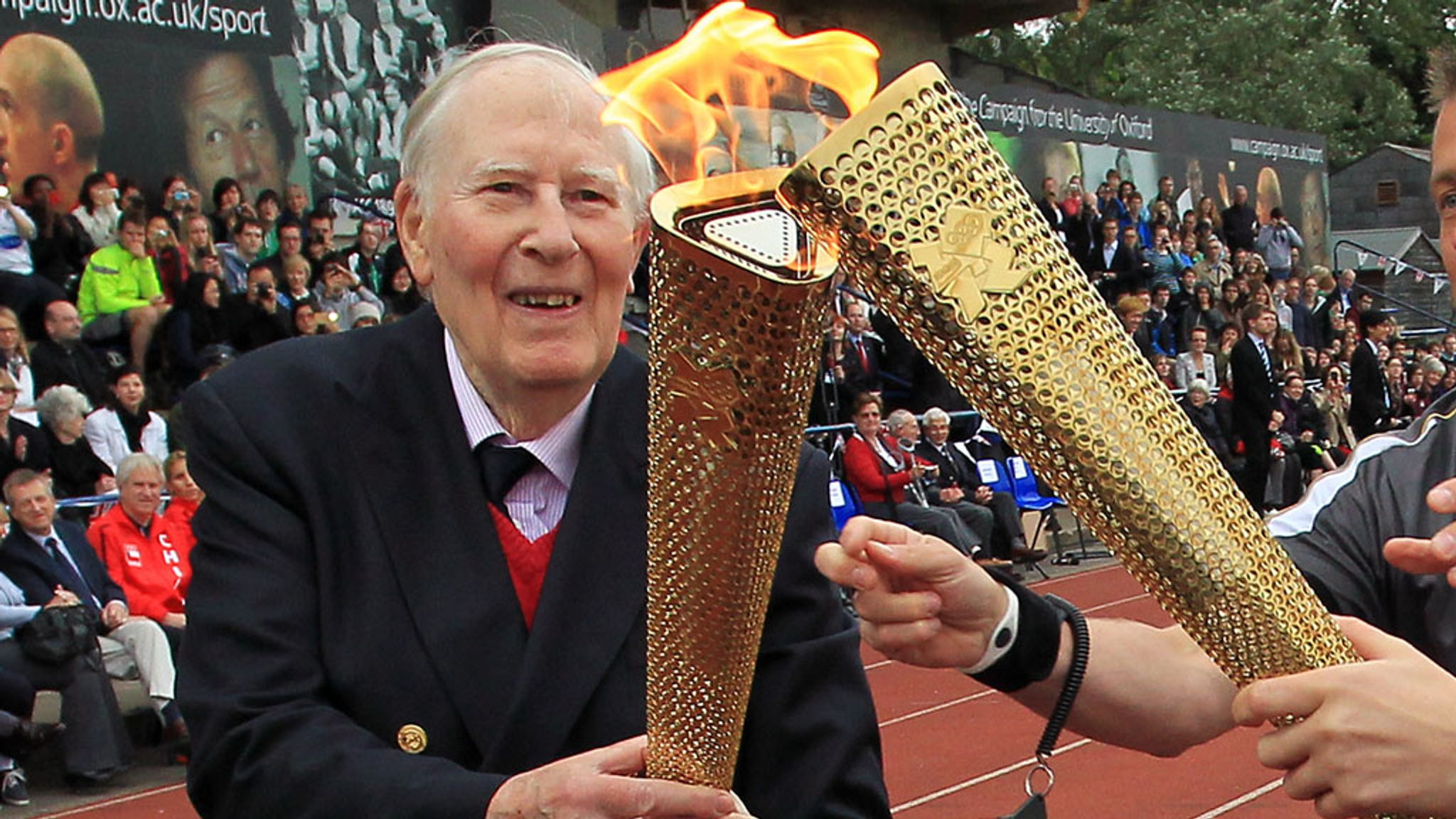 Sir Roger Bannister, the man who broke the four-minute mile barrier ...