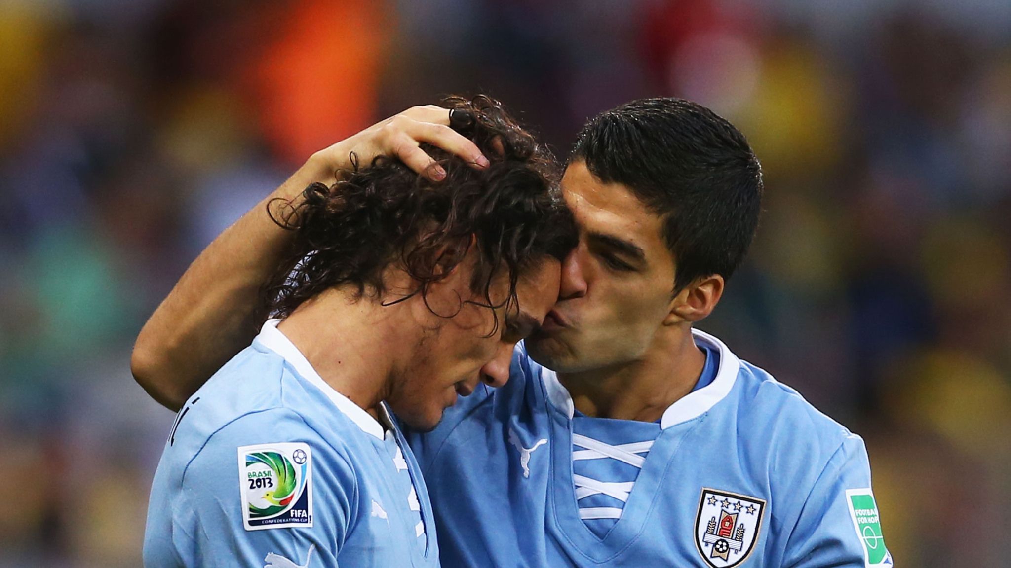 World Cup: Luis Suarez injury worries Uruguay striker Edinson Cavani ...