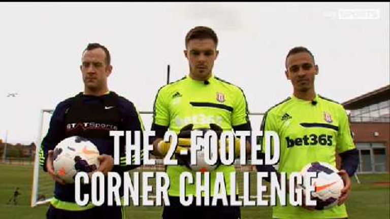 Two Footed Corner Challenge - Stoke City | Video | Watch TV Show | Sky ...