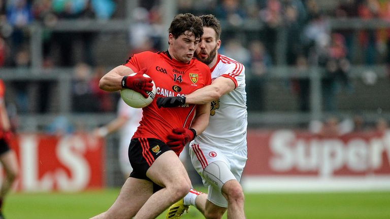 GAA: Tyrone record eight-point success over Down in Ulster replay at ...