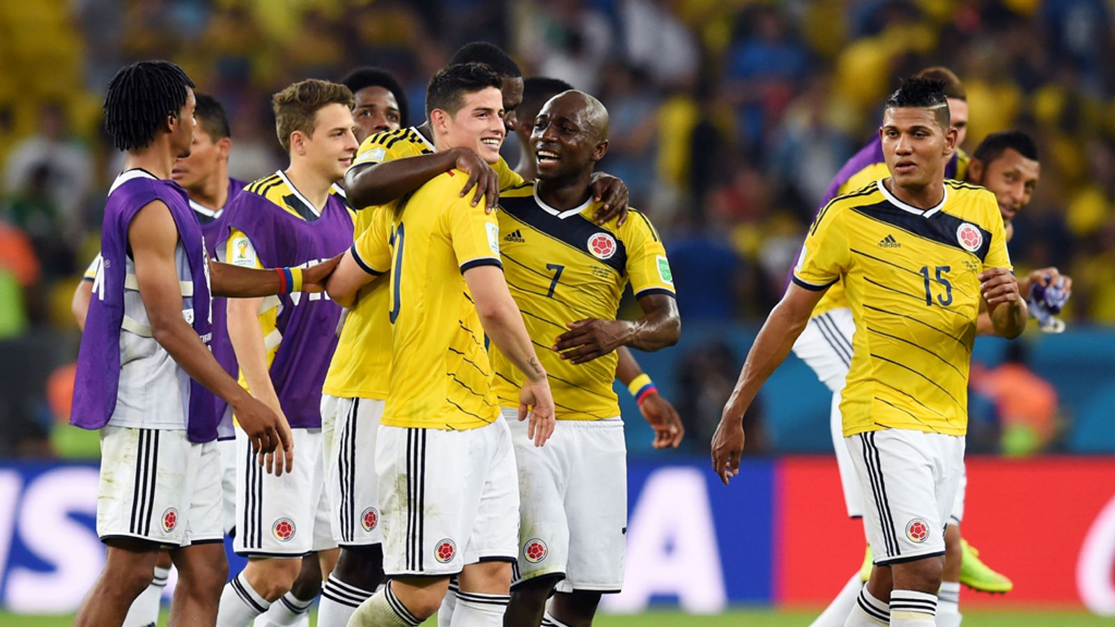 World Cup: Colombia and Uruguay coaches hail James Rodriguez heroics ...
