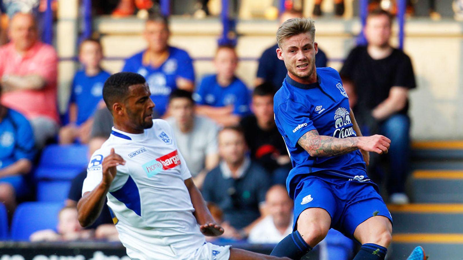 Everton draw first pre-season friendly 2-2 with Tranmere at Prenton ...