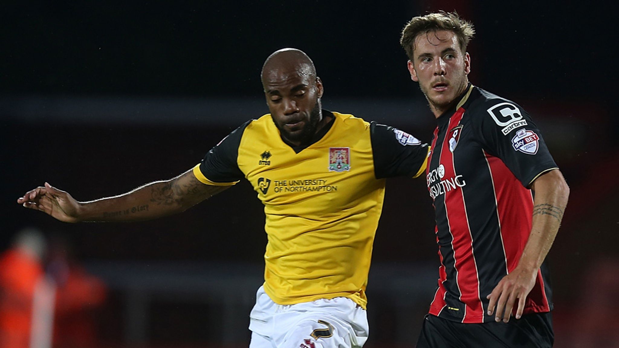 Capital One Cup: Bournemouth defeat Northampton 3-0 as Dan Gosling ...